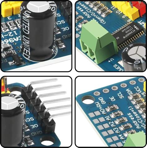 Buy Dorhea PCA Channel Bit PWM Servo Driver Board IIC Interface PCA Module