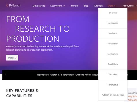 Links To Ecosystem Libraries Are Missing On Certain Subpages Issue Pytorch Pytorch