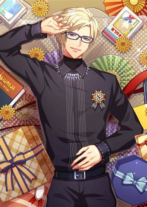 An Anime Character Is Posing For The Camera With His Hand On His Head