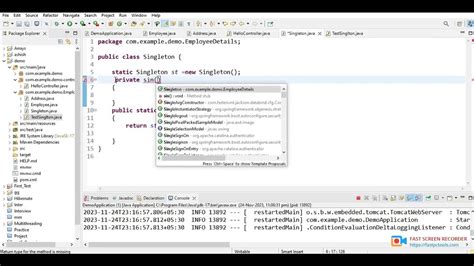 Singleton Class In Java 3 Youtube