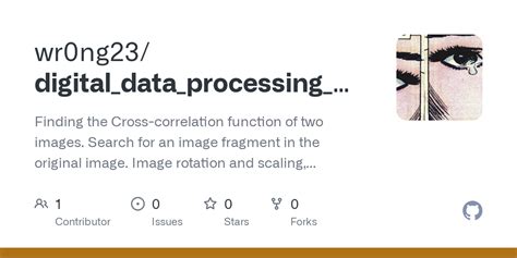 Github Wr0ng23digitaldataprocessingalgorithms Finding The Cross