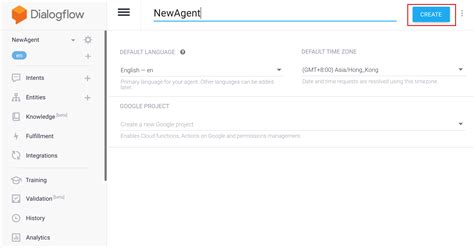Set Up Dialogflow Integration Woztell Platform Documentation