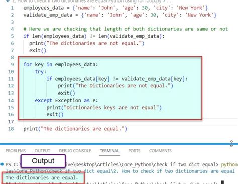 How To Check If Two Dictionaries Are Equal In Python 4 Ways