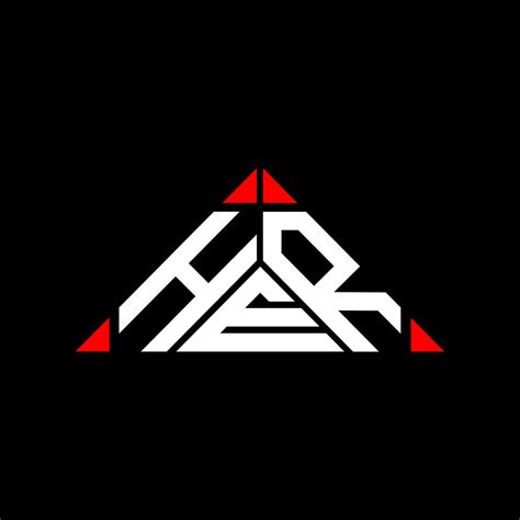 Her Letter Logo Creative Design With Vector Graphic Her Simple And Modern Logo Vector