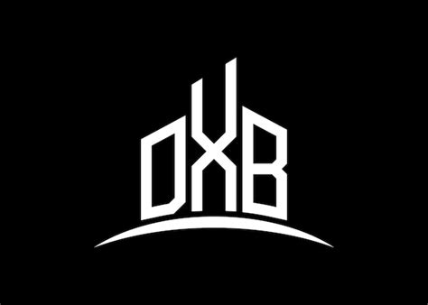 Premium Vector Letter Dxb Building Vector Monogram Logo Design