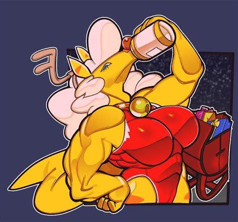 Rule 34 1female Biceps Big Breasts Drinking Kangaroo Leotard Looking At Viewer Mangneto