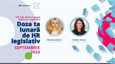 Hr Talk With A Spark Webinar Legislativ Septembrie 2024 Youtube