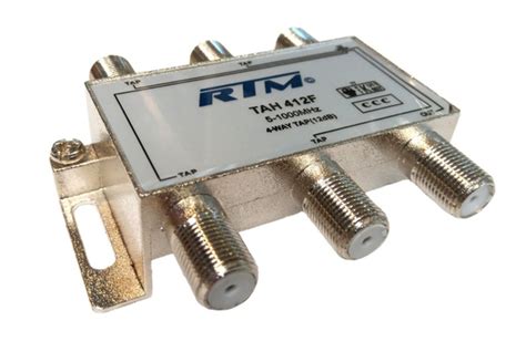 Ответвитель на 4 отвода TAH 412F RTM (5 - 1000 МГц) 12dB - купить с ...