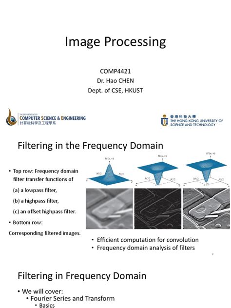 Lec5 Frequency Filtering Pdf Fourier Transform Discrete Fourier Transform