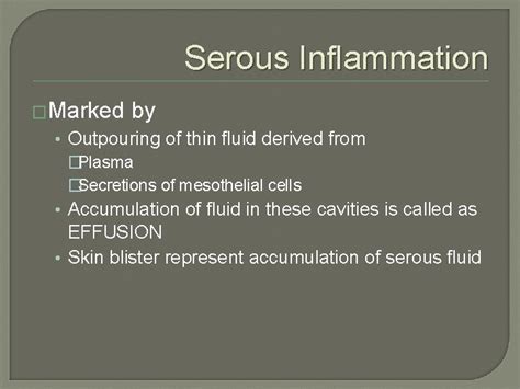 Morphologic Patterns Of Acute Inflammation Dr Shoaib Raza