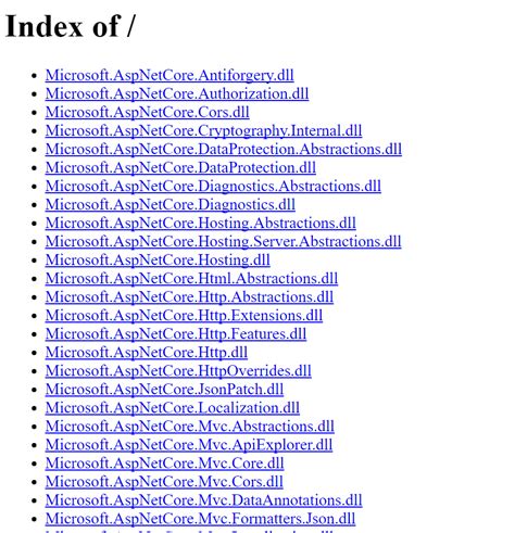 C Asp Net Core Publish Apache Stack Overflow