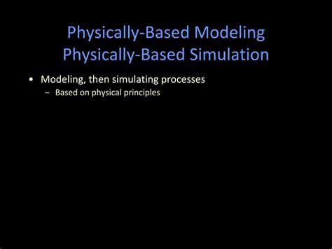 ppt interactive physically based simulation powerpoint presentation