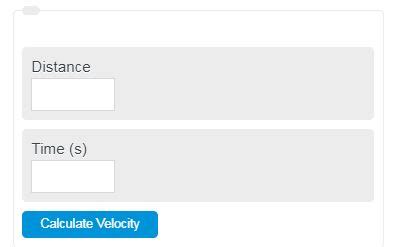 Velocity Calculator Calculator Academy