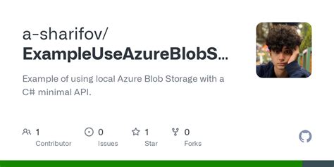 GitHub A Sharifov ExampleUseAzureBlobStorage Example Of Using Local Azure Blob Storage With A
