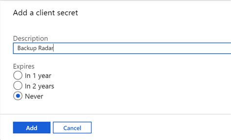 Integrating With Azure API Manually Backup Radar