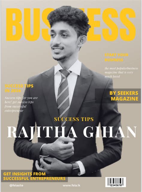 Rajitha Gihan On Linkedin Rajitha Magazine Interview Universityof