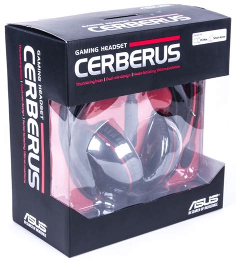 Review Asus Cerberus Comfortable Gaming Headset With Two Microphones Wovow