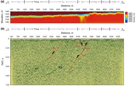 Seismic Interpretation Of The Tms1 Line Near Surface Velocity Profile