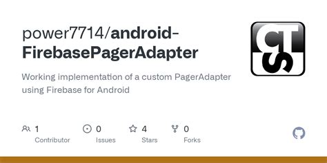 Github Power7714android Firebasepageradapter Working Implementation Of A Custom Pageradapter
