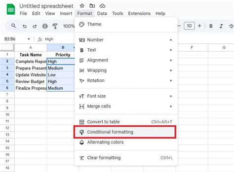 How to Use Conditional Formatting with Custom Formulas in Google Sheets - GeeksforGeeks