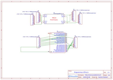 testeur attiny easyeda open source hardware lab