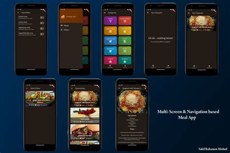 sakif rahman mishad on linkedin flutter mobileappdevelopment navigationmastery mealapp…
