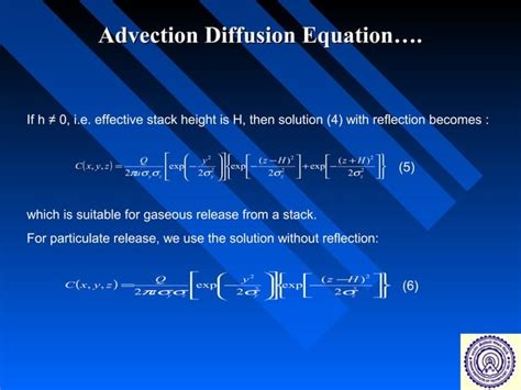 Air Pollution Dispersion Modellingp Goyal Centre For Atmospheric