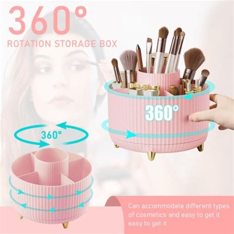 Diesisa Rotating Makeup Brush Holder Organizer 1 Frys Food Stores
