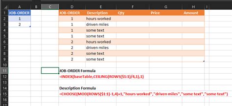 Excel Create Multiple Rows For Each Row In Another Table Formula Preferred Stack Overflow