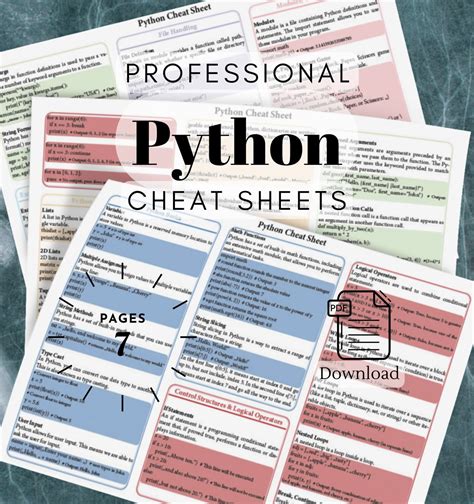 Python For Beginners Cheat Sheet Program Python Basics Learn Python Code Python Commands List
