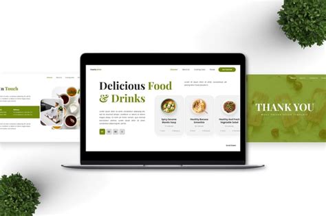 Food And Drink Menu Powerpoint Templates Incl Culinary And Drink Envato