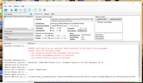 Solved Cannot Flash Cy8c5868lti Lp03 After Flashing This Infineon Developer Community