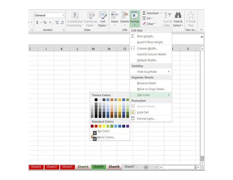 Como Alterar A Cor Das Guias De Planilha Do Excel Hot Sex Picture