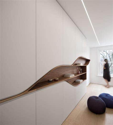 Flow Architecture Lines Lightwell Of London House Conversion With Timber Victorian Terraced