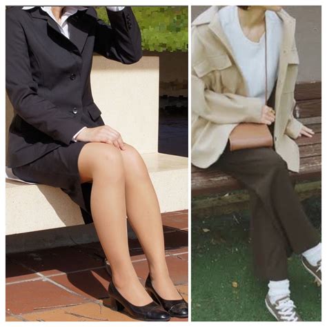 実話ズボンしか履かないボーイッシュな女子も就活では脚丸出しのスケベ服姿に リクルートスーツフェチ