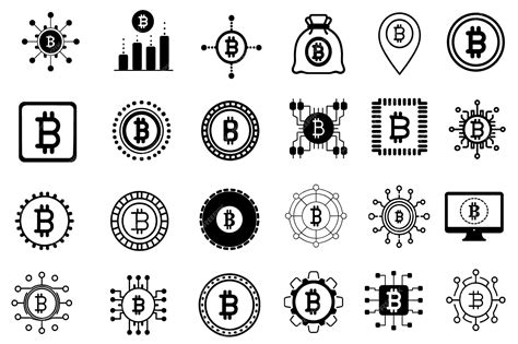 Premium Vector Set Of Crypto Technology And Blockchain Icons