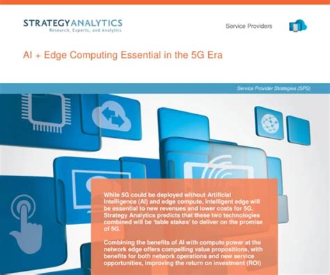 AI Edge Computing Essential In The G Era