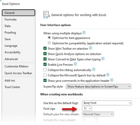 Change Formula Bar Font Size In Excel
