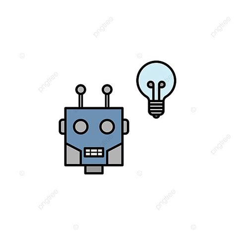 Robotics Icon For Web Logo Mobile App Binary Network Diagram Vector