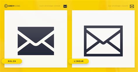 Envelope Closed Icon · Linear · Coreui Icons · Svg Javascript