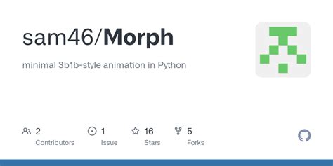 Github Sam Morph Minimal B B Style Animation In Python