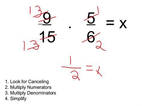 Multiplying Fractions Answers Ppt