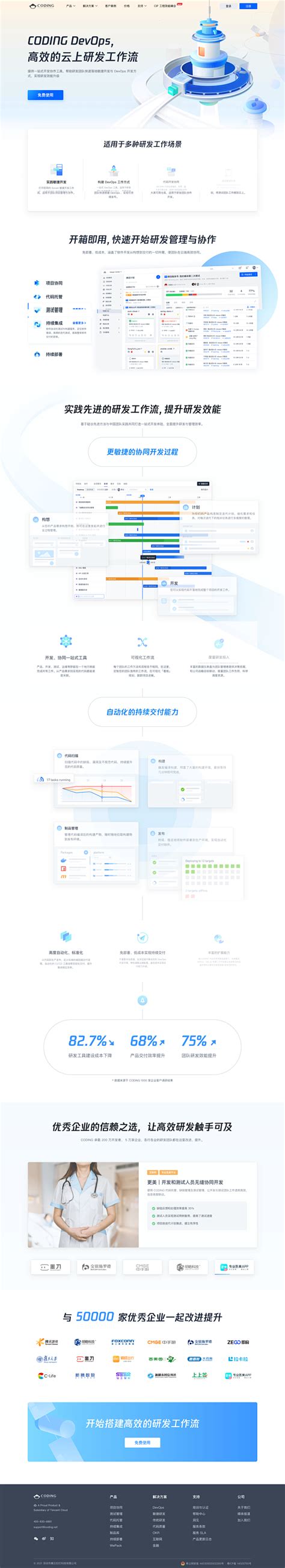 Coding 一站式软件研发管理平台