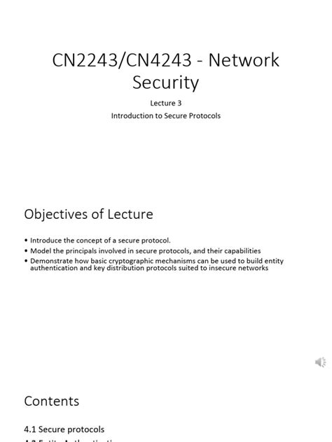 lecture3 introduction to secure protocols pdf