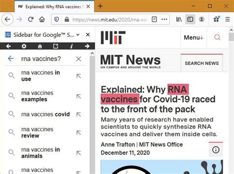 How To Enable Sidebar Search For Major Search Engines Make Tech Easier
