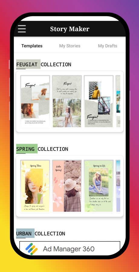Insta Story Maker- Android App Template by Vocsy | Codester