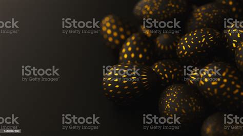 어두운 배경에 황금 장식이 있는 검은 부활절 달걀 무리 3d 렌더링 그림 0명에 대한 스톡 사진 및 기타 이미지 0명 1위 4월 Istock