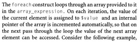 Automatic Increment Of Arrays Internal Pointer And Foreach Loop In Php