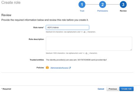 Aws Federated Authentication With Active Directory Federation Services