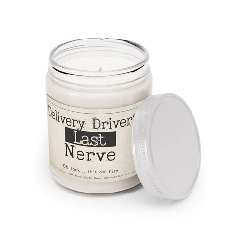 Sarcastic Novelty Gag Ts Drivers Last Nerve Candle Funny Birthday
